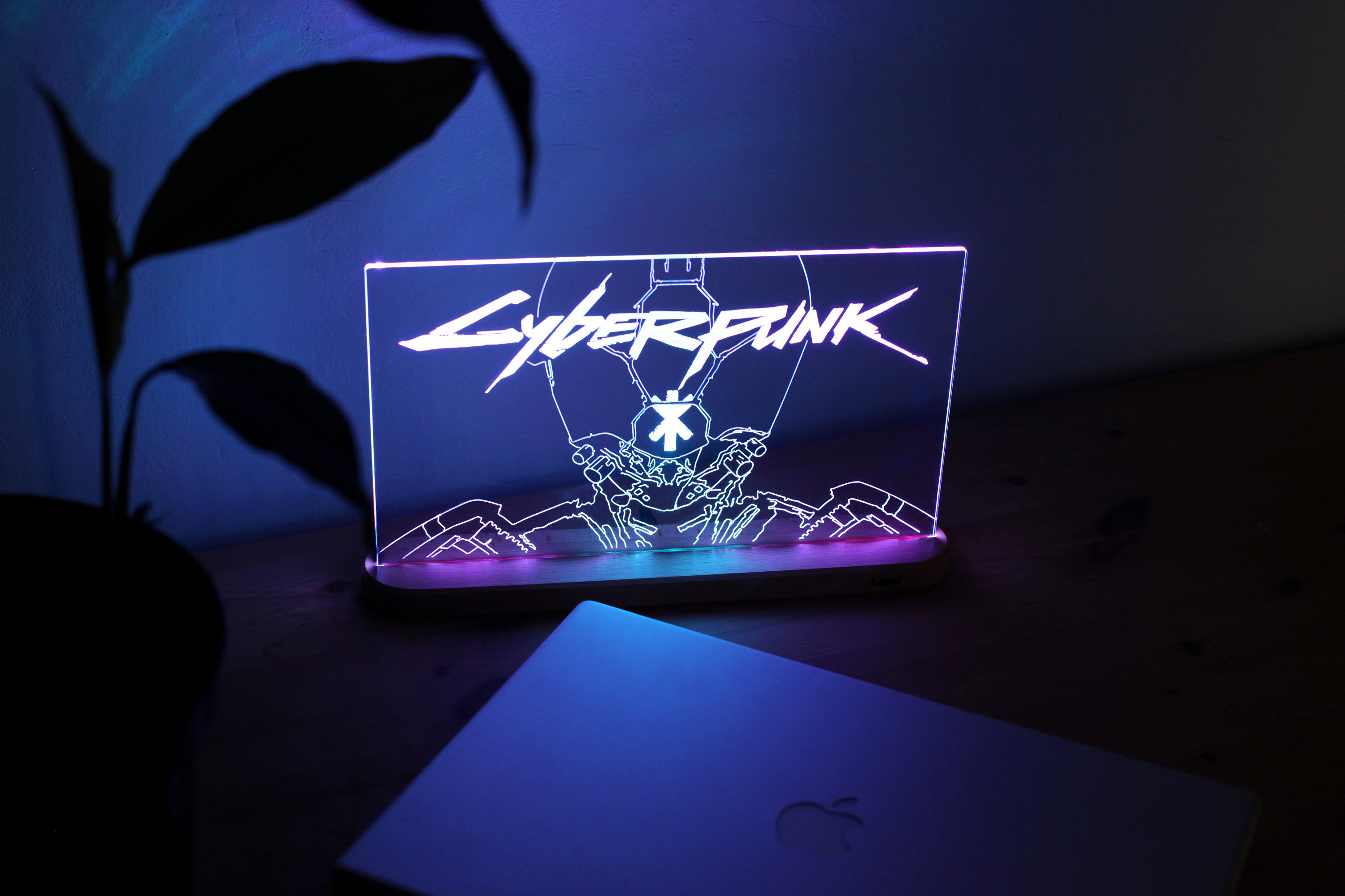 Cyberpunk 2077 Lamp Cyberpunk Neon Light Table Led Lamp | Etsy
