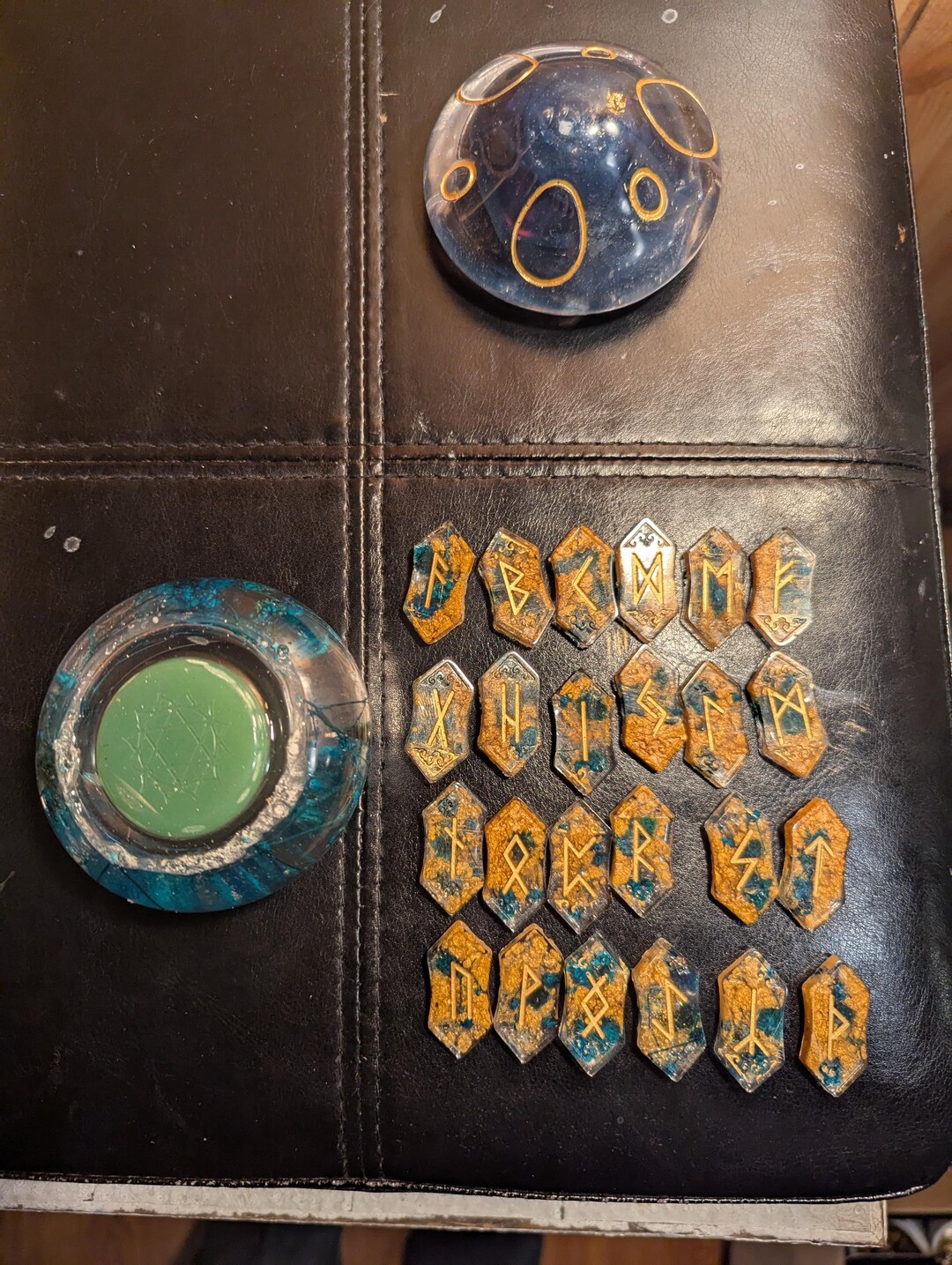 Epoxy Runes With Container - Etsy