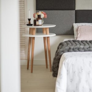 UFO Side Table, Round Coffee Table, Scandinavian Style - Etsy