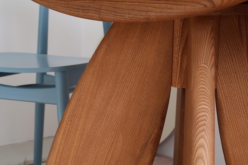 Mesa de comedor redonda extensible LEAVES – Para 6-8 personas, varios ...