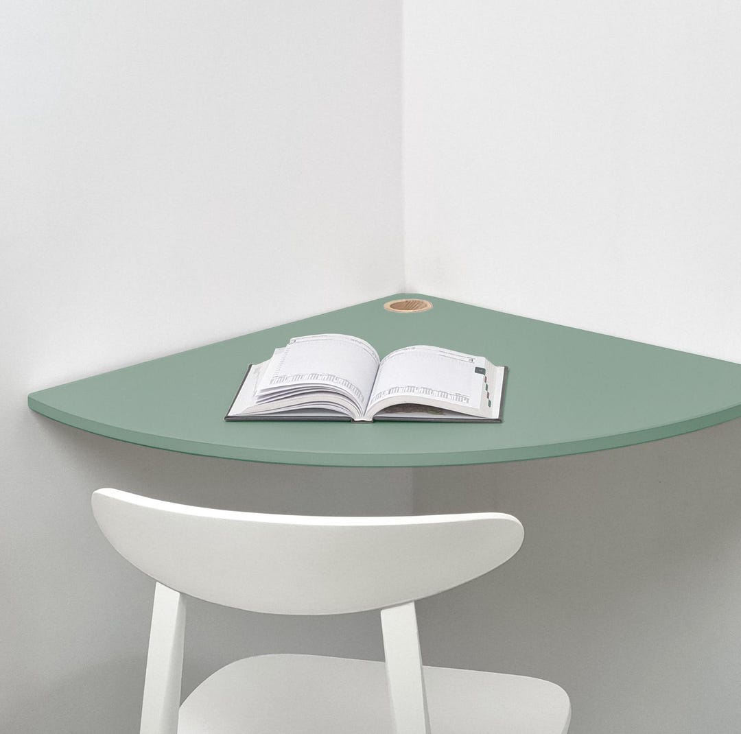 Floating Corner Desk, Floating Study Table (various Colours) ROG - Etsy