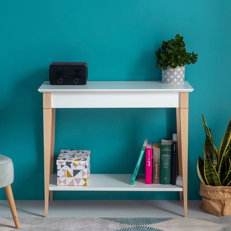MIMO Console Table With Bottom Shelf 65/85/105x35cm - Etsy