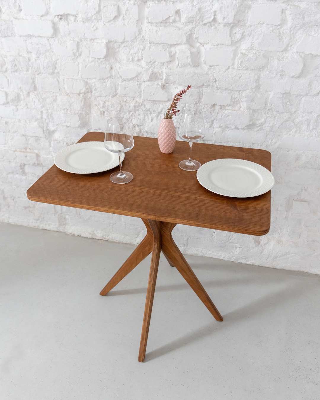 Dining Table for 2 Persons, Wooden JUBI Various Colors and Sizes - Etsy UK
