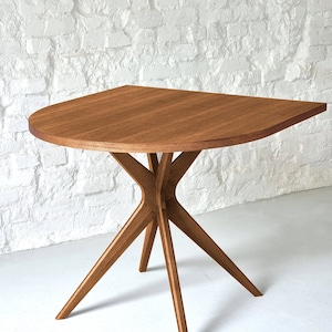 Half Racetrack Dining Table for 4 JUBI Ashveneer - Etsy UK