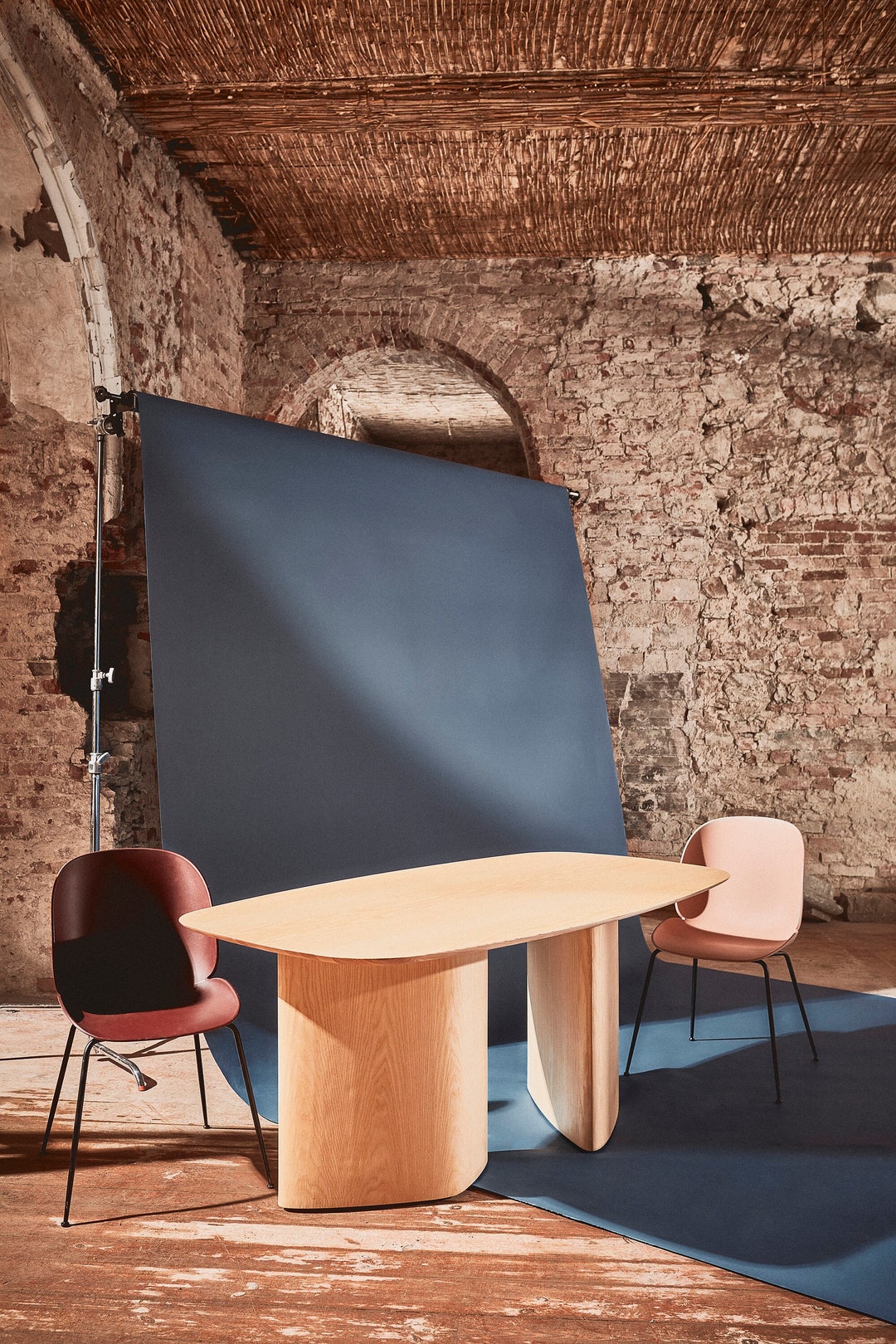 LIM Table Organic Shape Natural Ash Veneer - Etsy