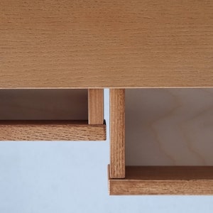 Wooden L-shaped Corner Desk LUKA Veneered Top - Various Wood Stains ...
