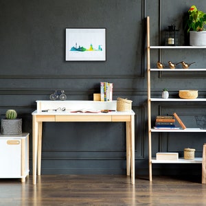 ASHME Wide Ladder Shelf Shelving Unit for Living Room - Etsy