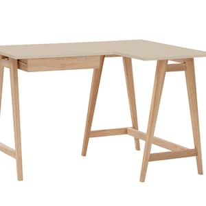 LUKA Small Corner Desk Ashwood W 115cm X D 85 Cm Right - Etsy