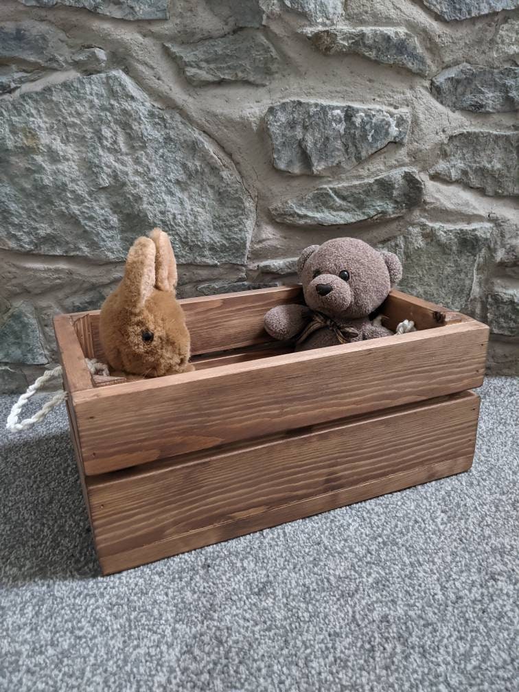 Toy Storage Crate - Etsy UK