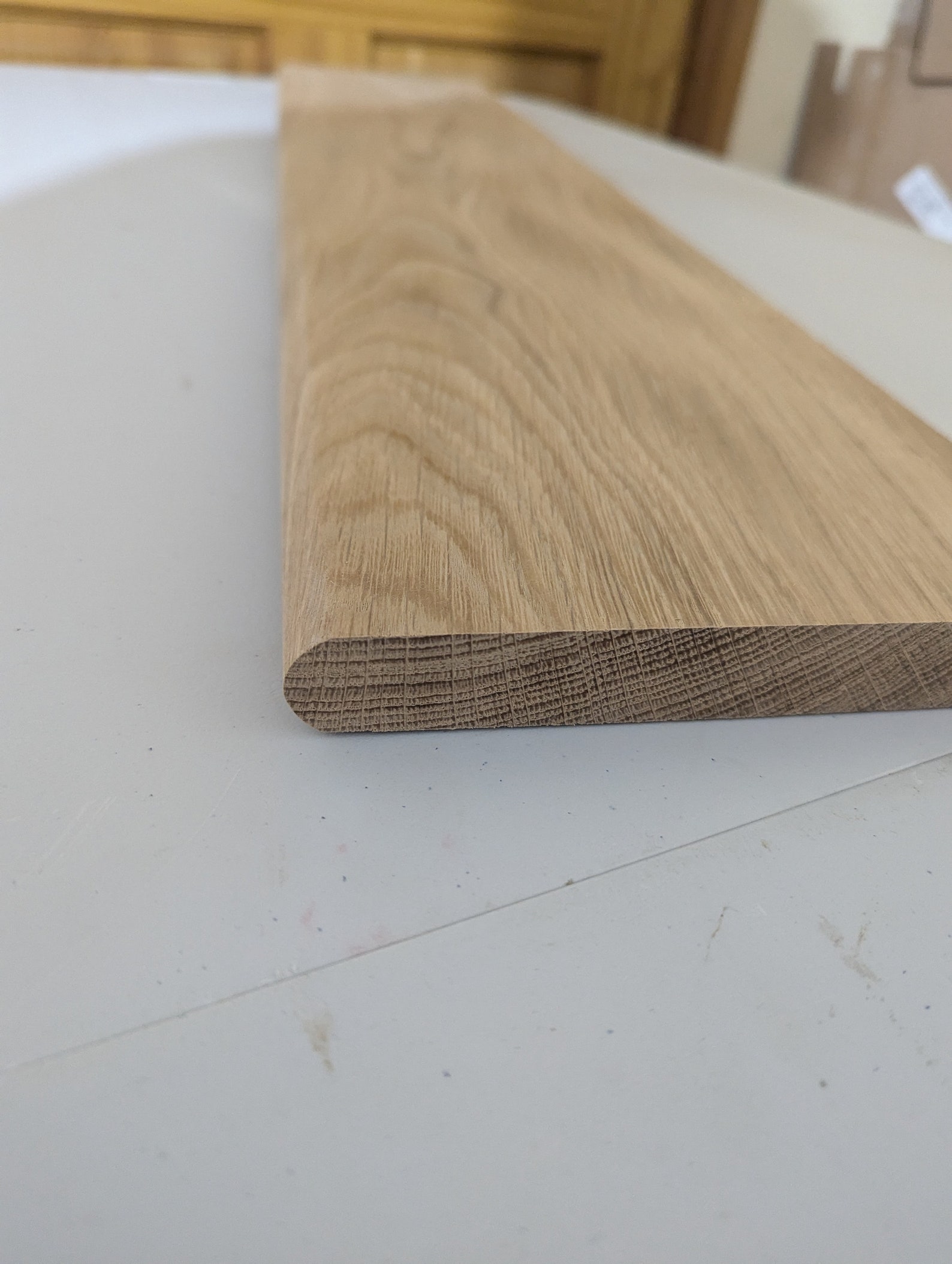 Solid Oak Window Board- Window Sill- 20mm Thick With Bullnose Moulding ...