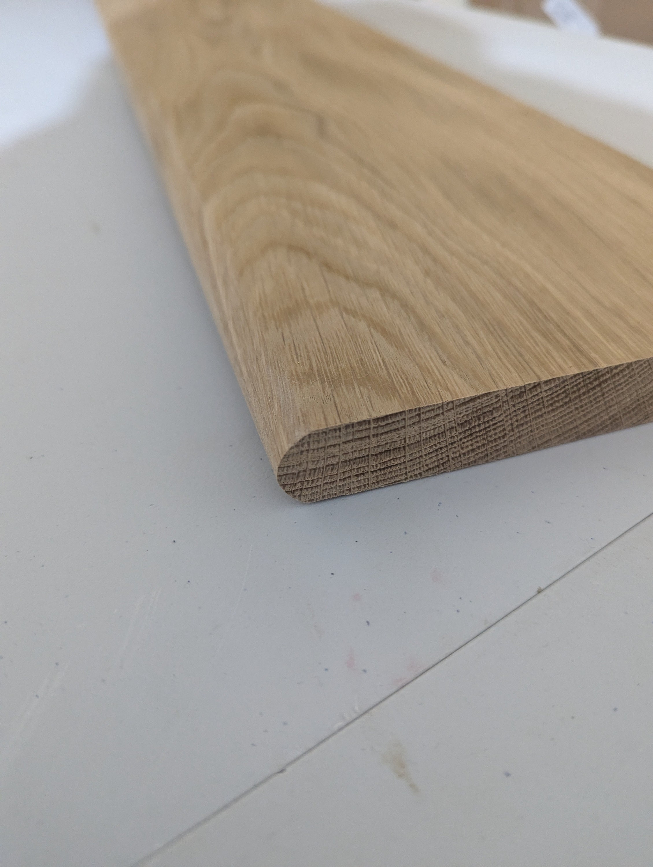 Solid Oak Window Board- Window Sill- 20mm Thick With Bullnose Moulding ...