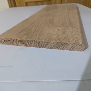 Solid Oak Window Board- Window Sill- 20mm Thick With Bullnose Moulding ...