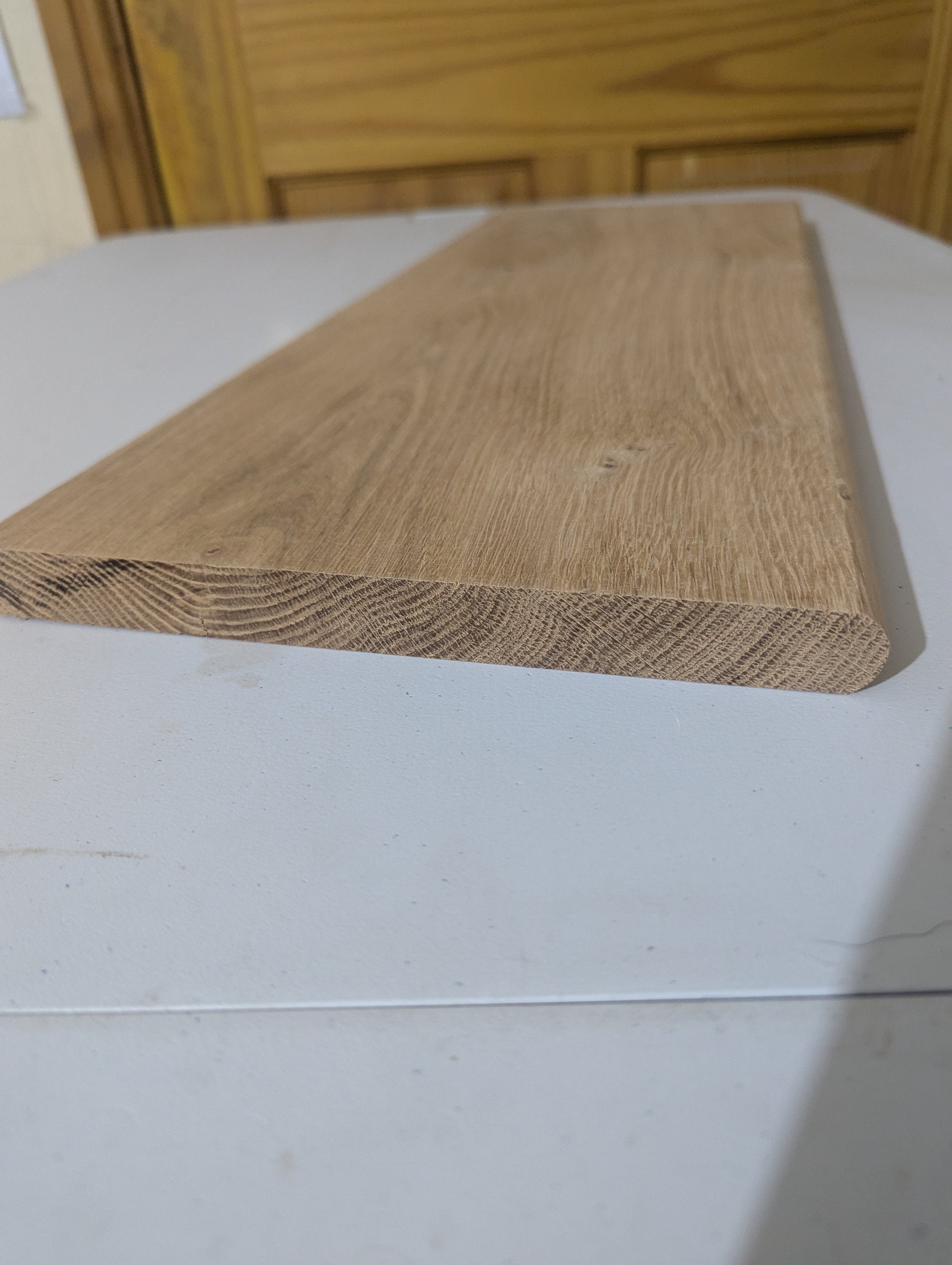 Solid Oak Window Board- Window Sill- 20mm Thick With Bullnose Moulding ...