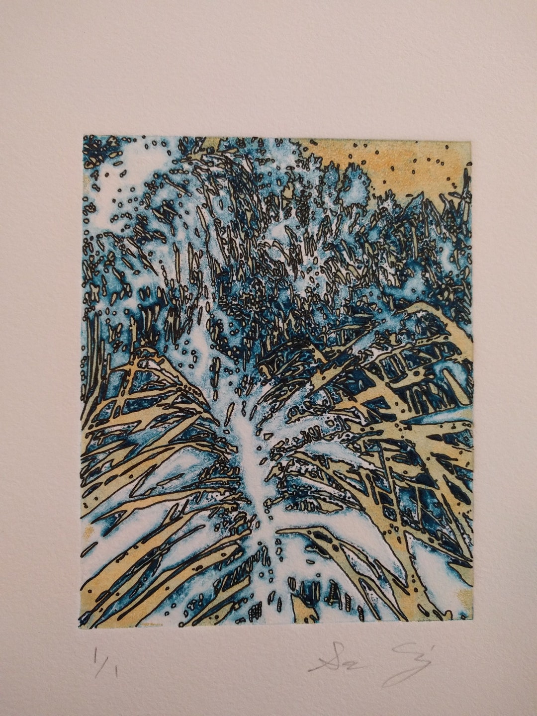 Solar Etching: 'miami', Hand Printed, Original Art by Sean Tierney - Etsy