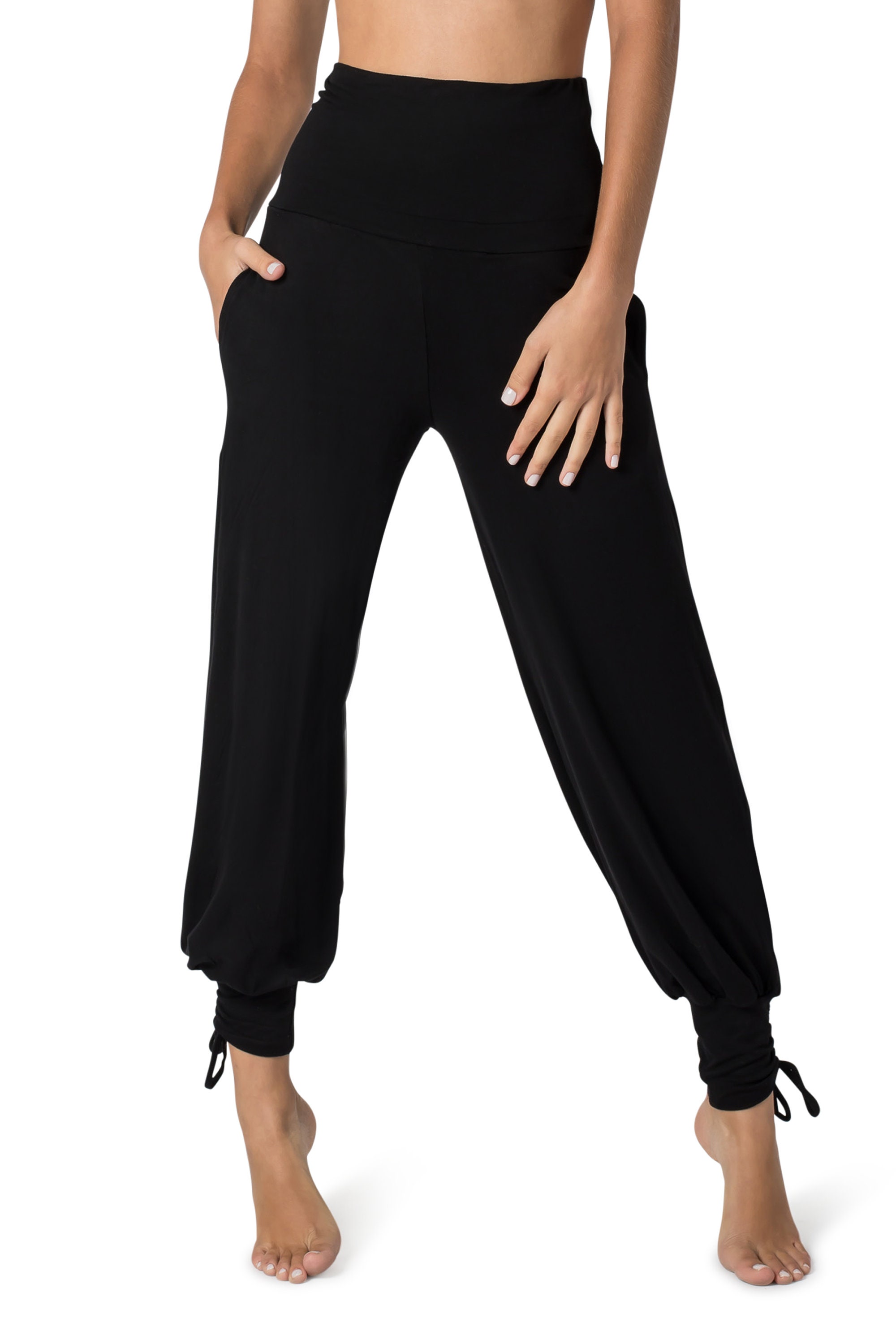 Black Yoga Pants, Boho Pants, Harem Pants, Loose Fit, Wide Trousers ...