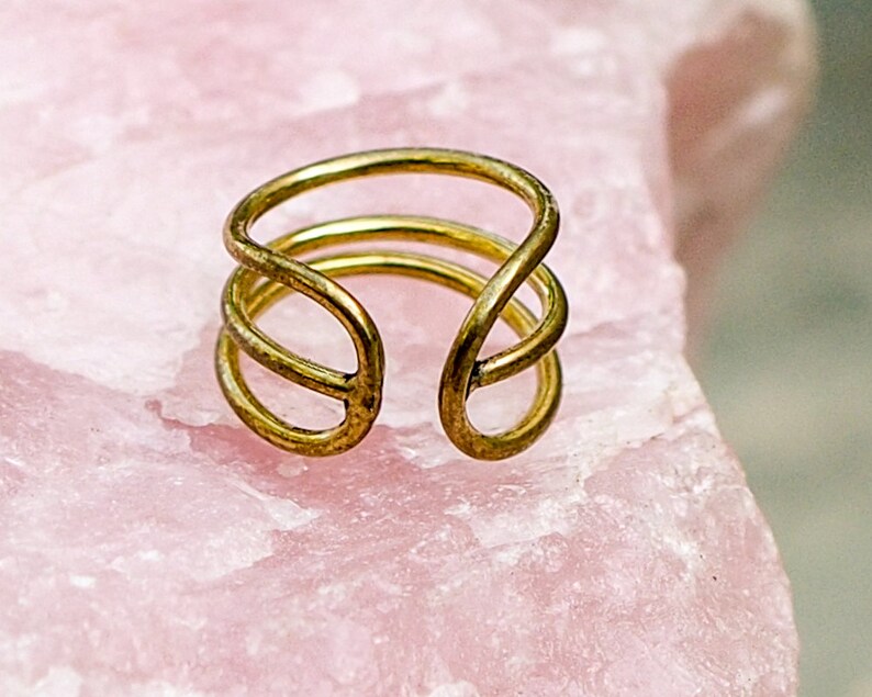 Ear Cuff // Fake Cartilage Piercing // Fake Helix Ring // - Etsy