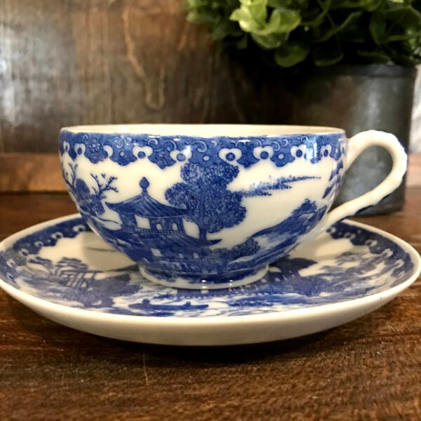Blue and White China - Etsy