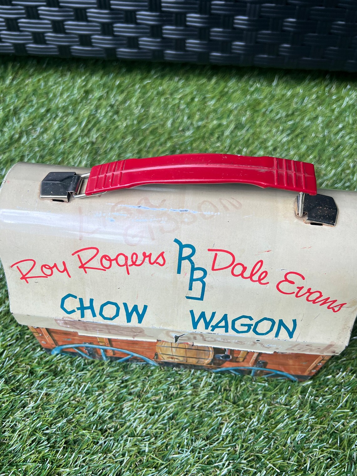 RARE! CHOW WAGON Lunch Box Roy Rogers Dale Evans, Antique Collectible ...