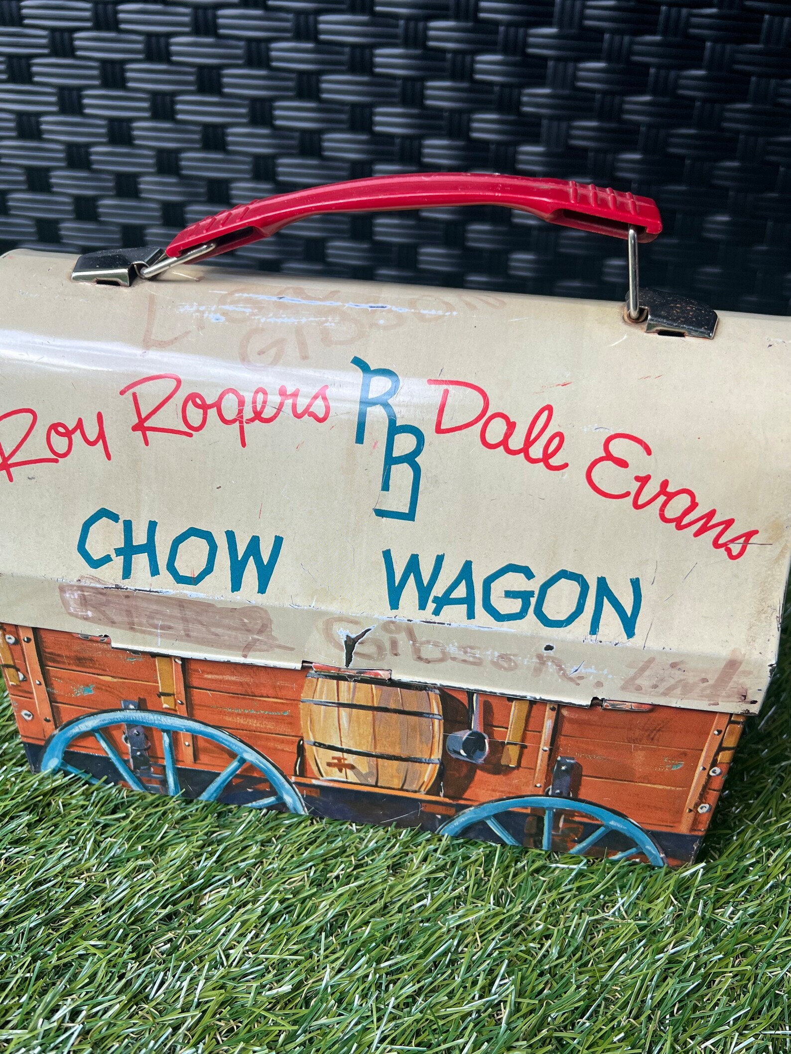 RARE! CHOW WAGON Lunch Box Roy Rogers Dale Evans, Antique Collectible ...