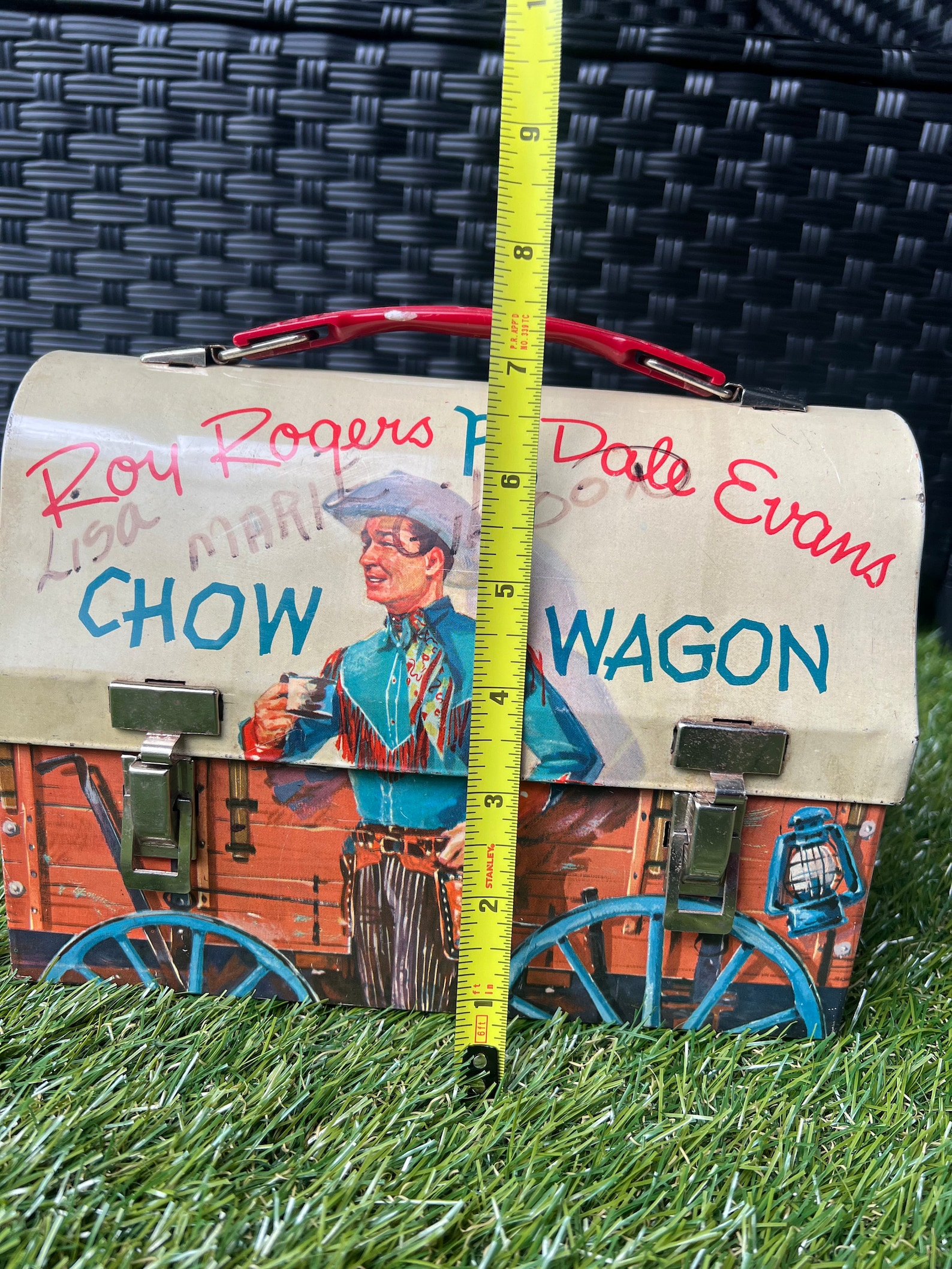 RARE! CHOW WAGON Lunch Box Roy Rogers Dale Evans, Antique Collectible ...
