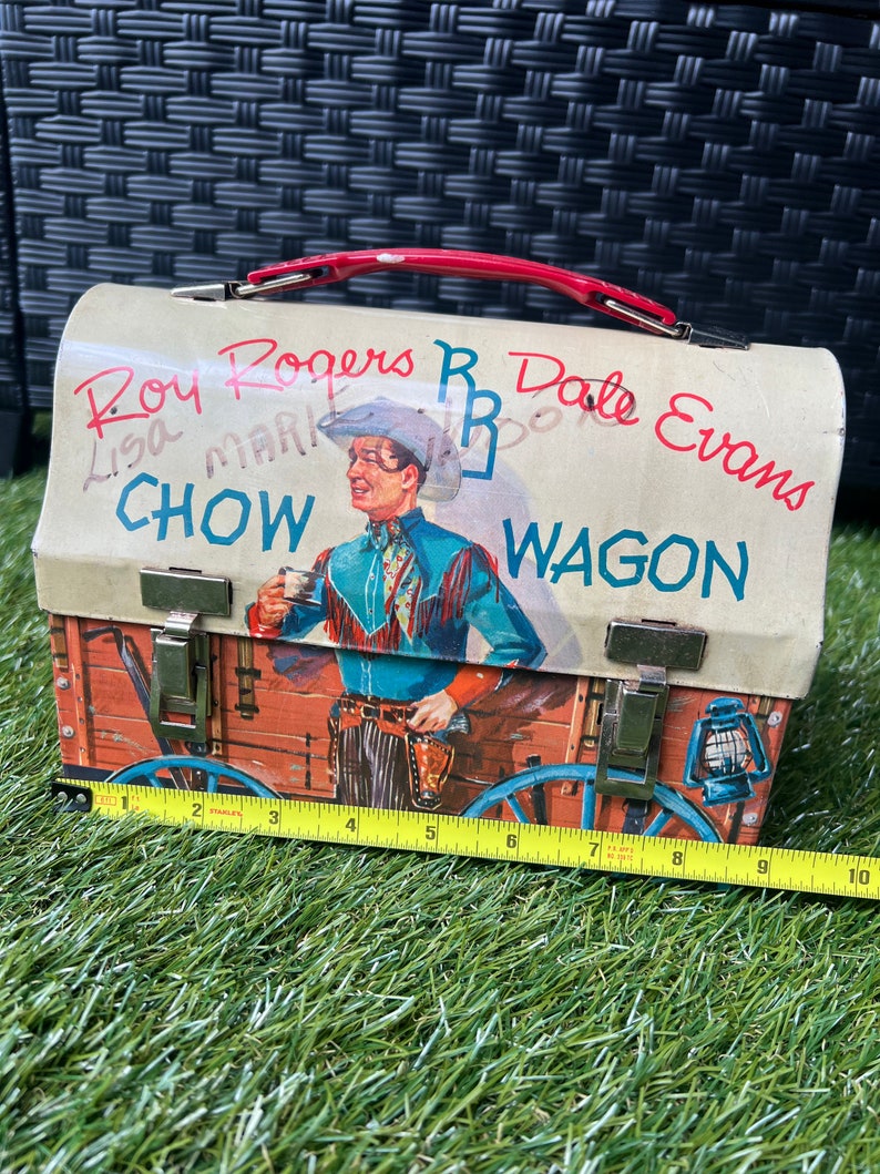 RARE! CHOW WAGON Lunch Box Roy Rogers Dale Evans, Antique Collectible ...