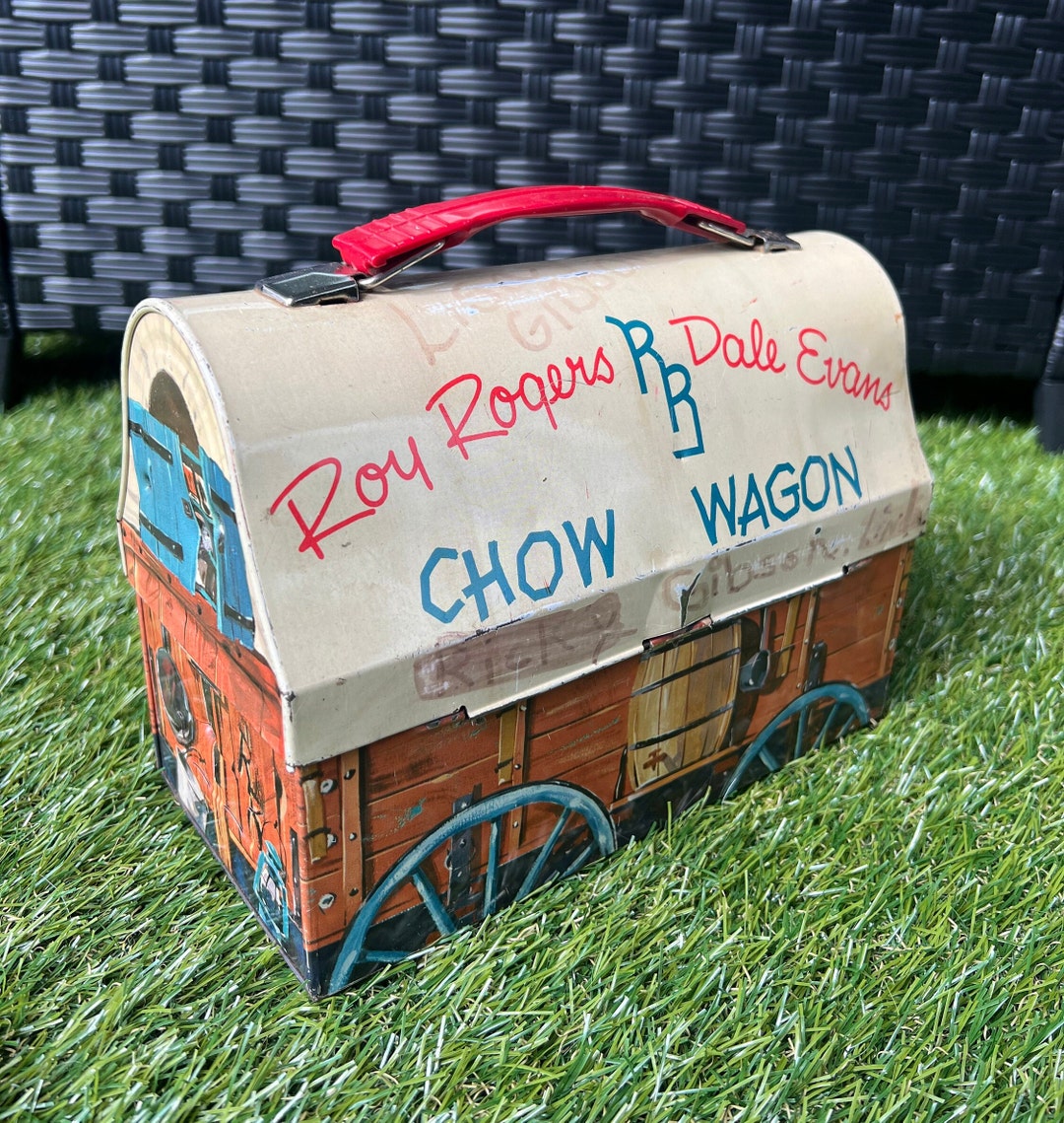 RARE! CHOW WAGON Lunch Box Roy Rogers Dale Evans, Antique Collectible ...