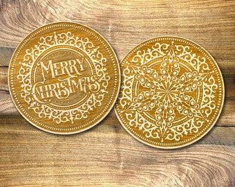 Santa Coins - Etsy