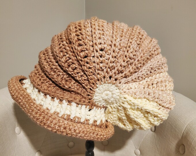 Conch Shell Hat, Seashell Hat, Snail Shell Hat, Rastafarian Slouchy Hat ...