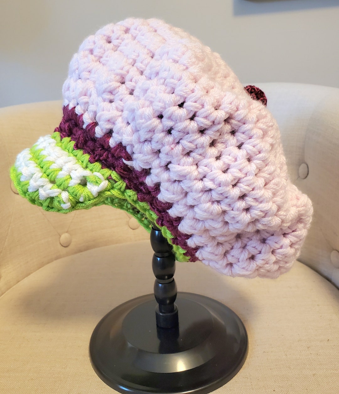 Strawberry Shortcake , RASPBERRY TART Character Inspired Puffy Newsboy ...