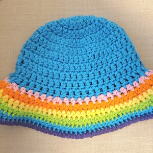 RAINBOW SHERBERT Character Inspired Bucket, Sun Hat, Wide Brimmed Hat ...
