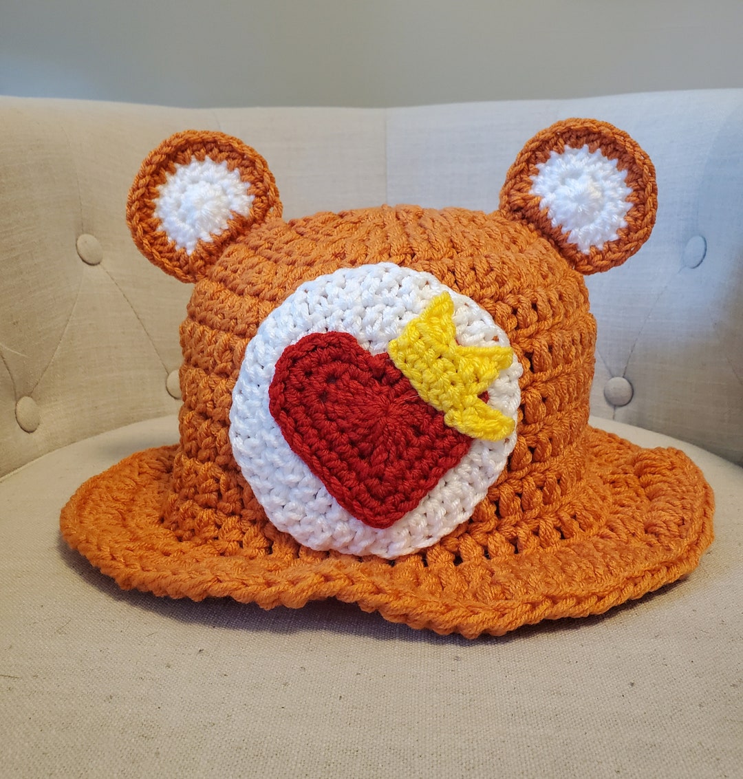 Care Bear, BRAVEHEART Character Inspired Bucket Hat, Cosplay, Rave Hat ...