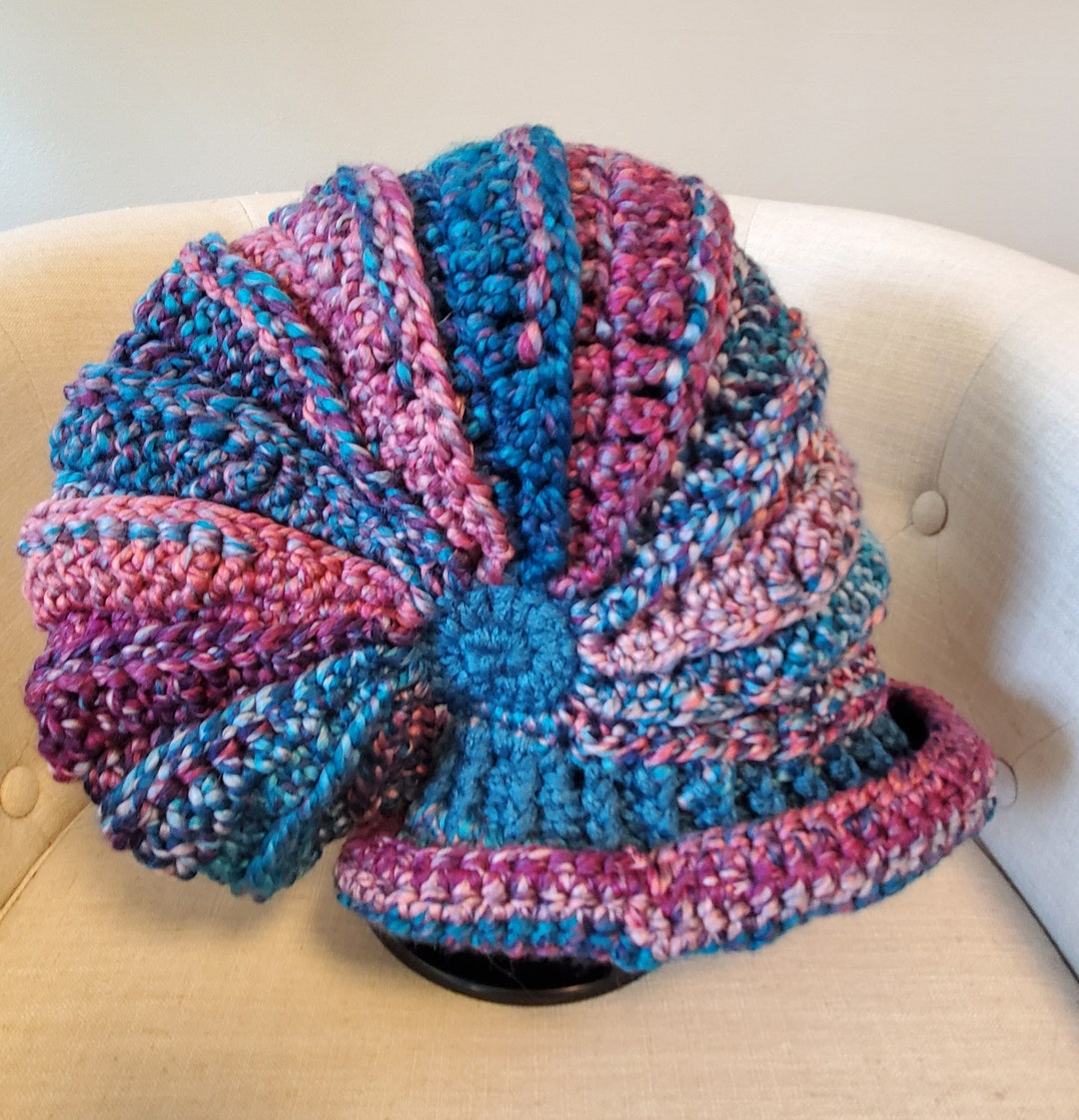 Conch Shell Hat, Seashell, Snail Shell Hood, Rastafarian Slouch Hat for ...