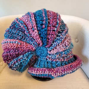 Conch Shell Hat, Seashell Hat, Snail Shell Hat, Rastafarian Slouchy Hat ...