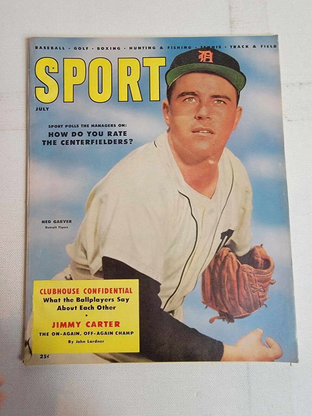 Vintage 1950s Sport Magazine 1955 Ned Garver Detroit Tigers Jimmy ...