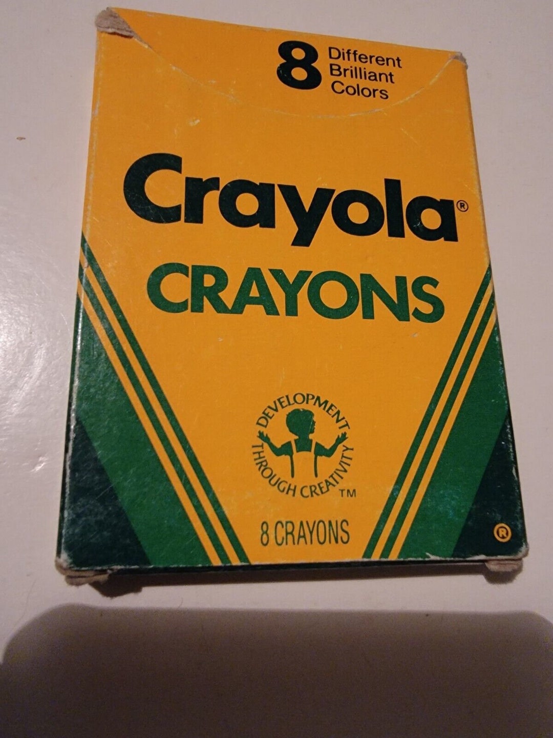 Vintage Crayola Crayons 1988 1980s 8 Count Binney & Smith Opened but ...