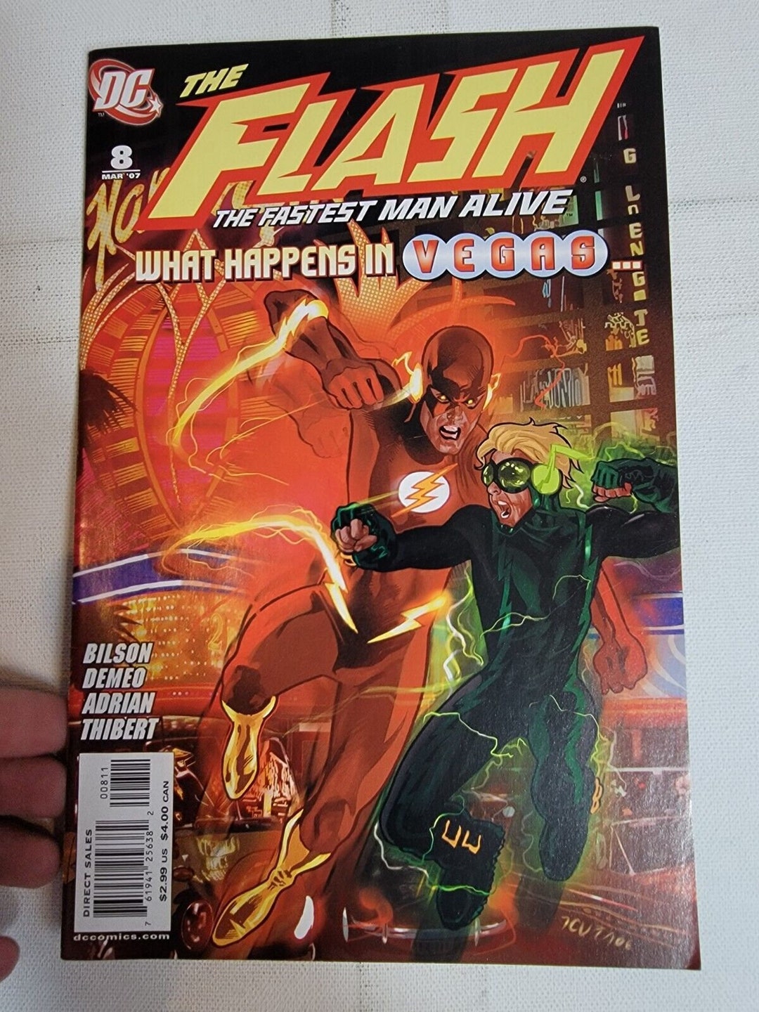 Comic Book DC Comics Flash Fastest Man Alive What Happens in Vegas 8 - Etsy
