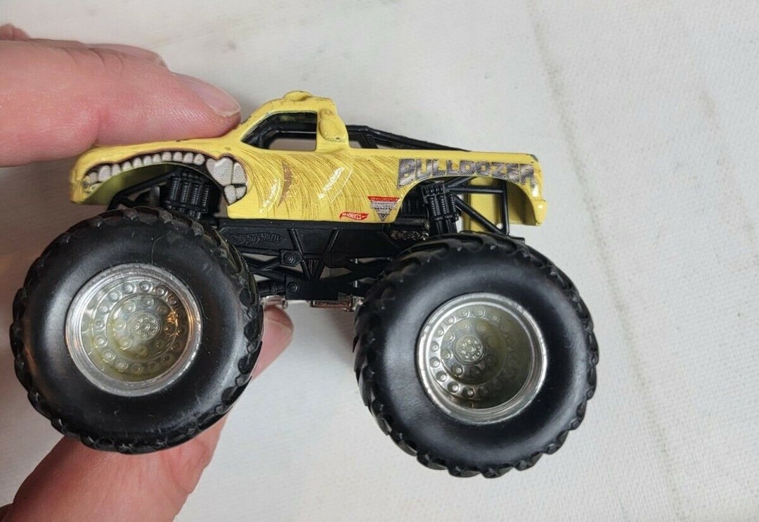 Monster Jam Diecast Monster Truck Bulldozer Toy 4 - Etsy