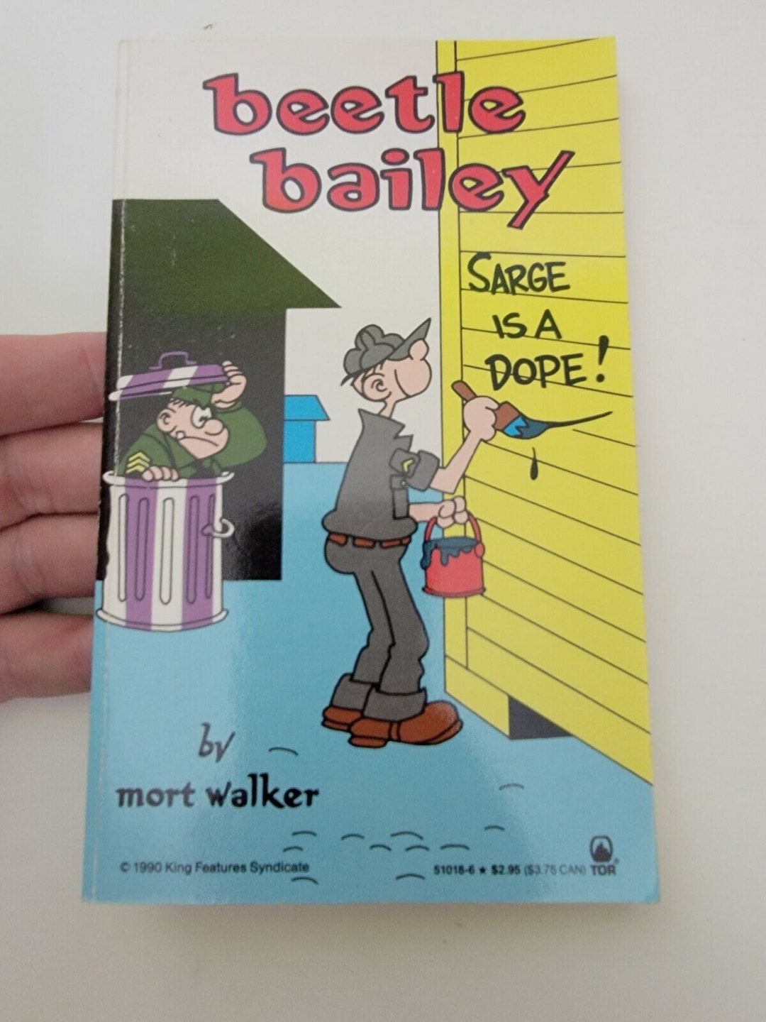 Vintage Beetle Bailey Sarge is a Dope Comic Book Paperback - Etsy