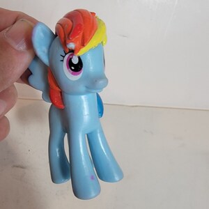 My Little Pony Plastic Rainbow Dash MLP Toy Action Figure Hasbro - Etsy