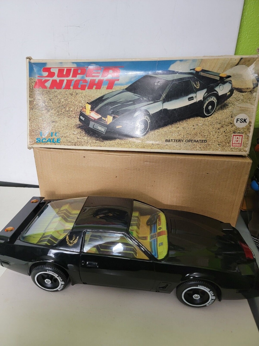 Vtg Super Knight Rider Kitt / Trans Am / Firebird 1/10 Scale Euc ...