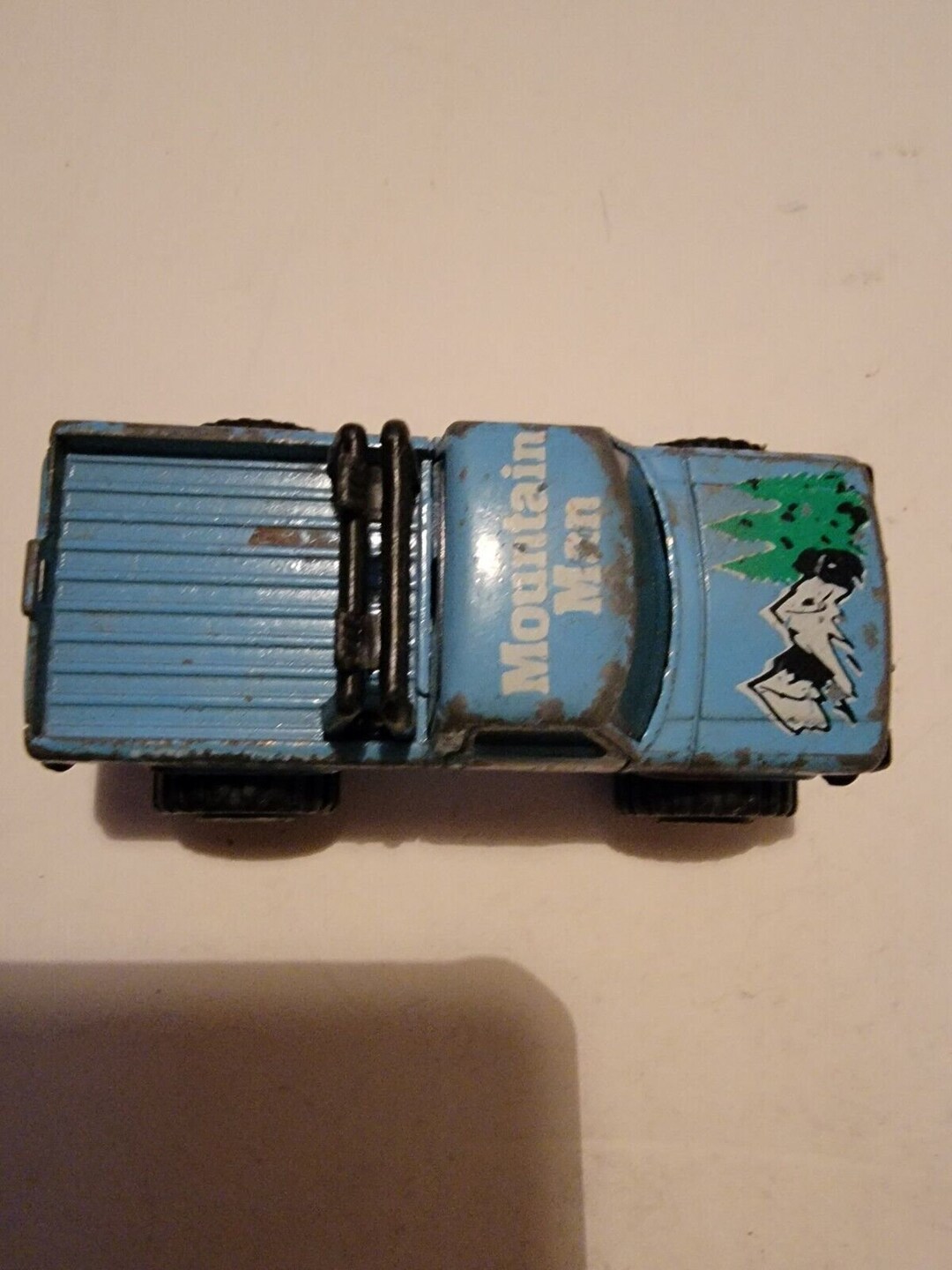 Matchbox 1981 Diecast Mini Pick up Mountain Man 4X4 Truck Light Blue ...