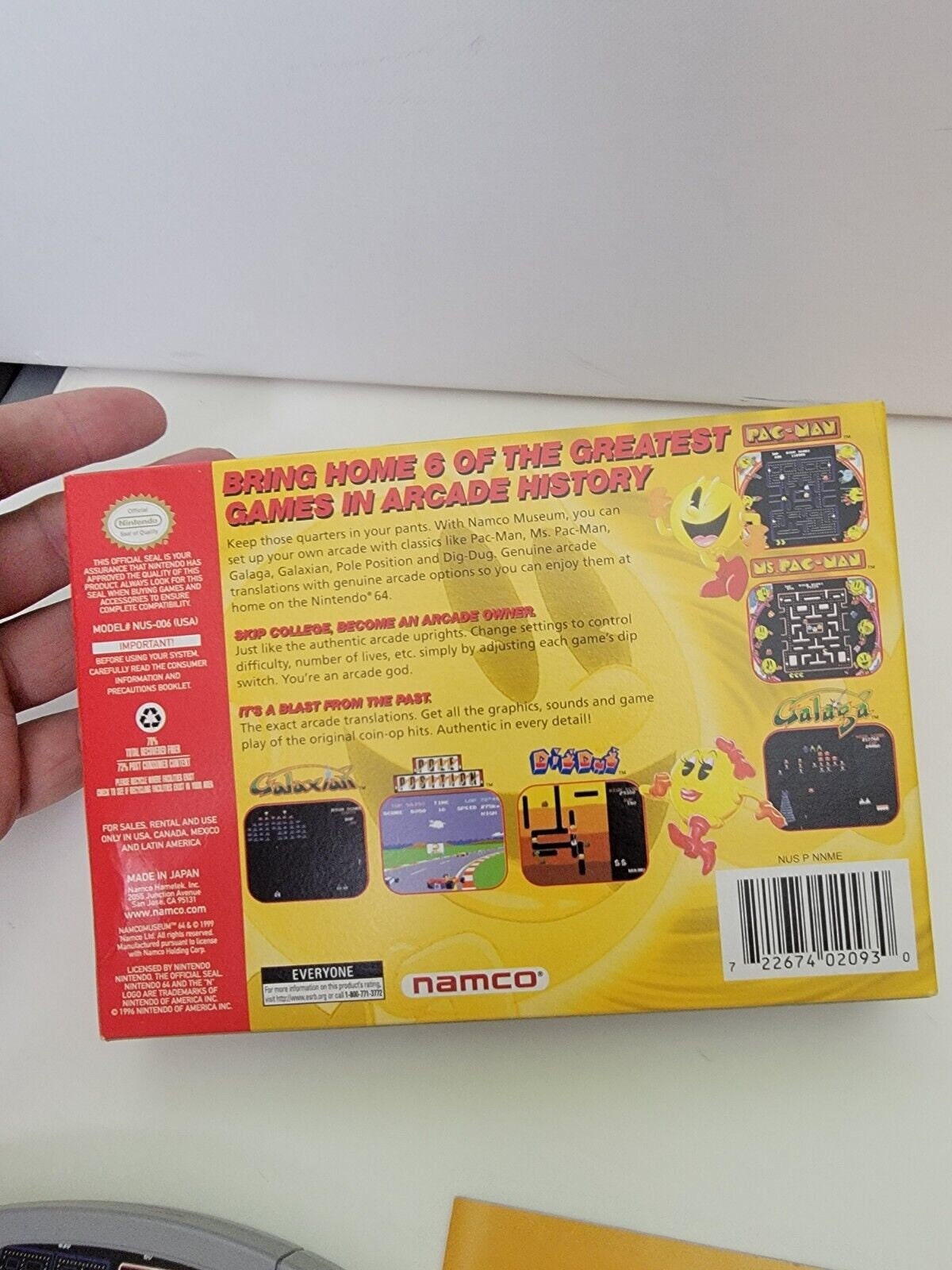 Namco Museum 64 Nintendo 64 N64 Complete in Box CIB - Etsy