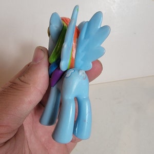 My Little Pony Plastic Rainbow Dash MLP Toy Action Figure Hasbro - Etsy