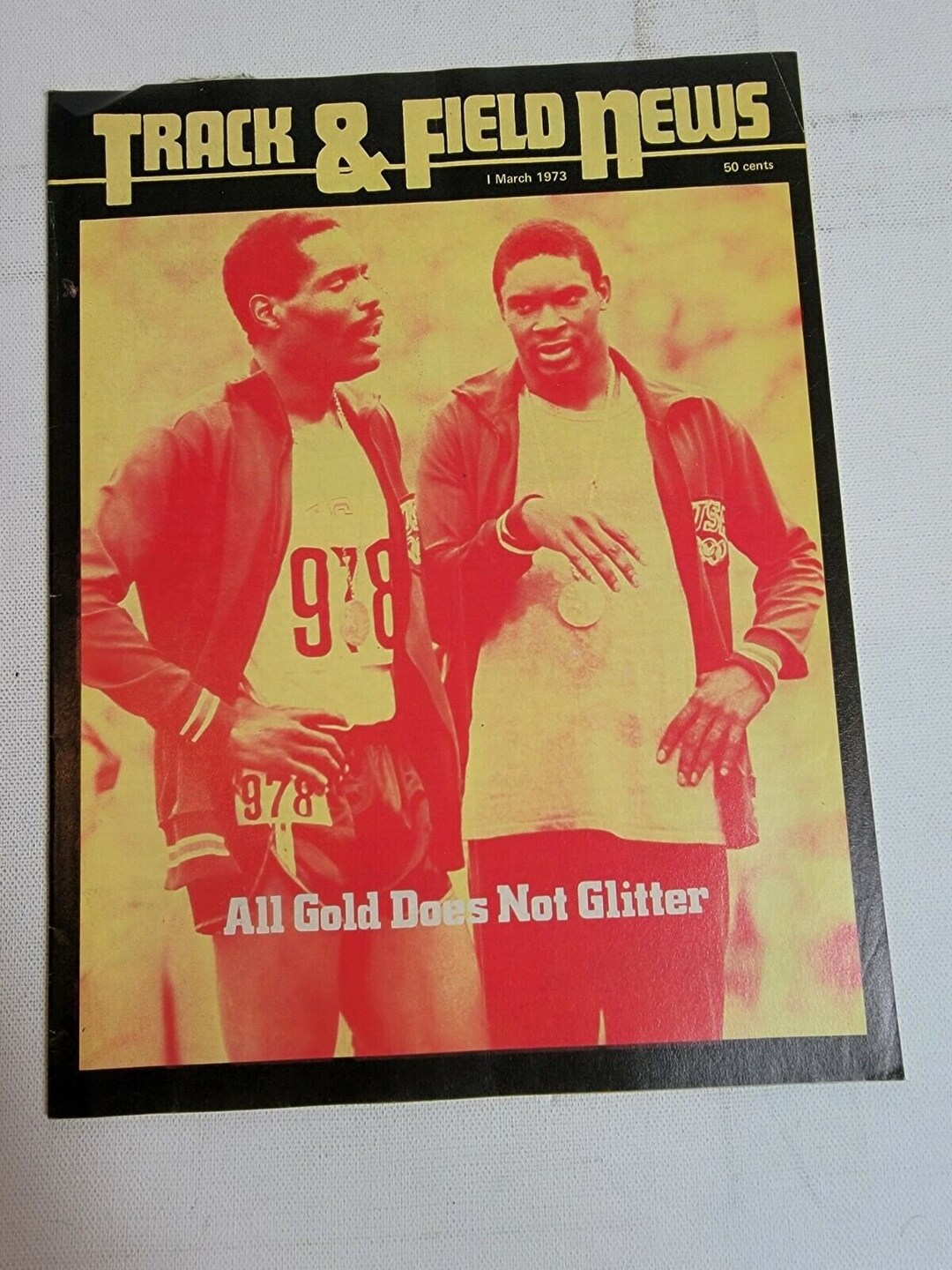 Vintage 1970s Track Field News Magazine All Gold Does Not - Etsy