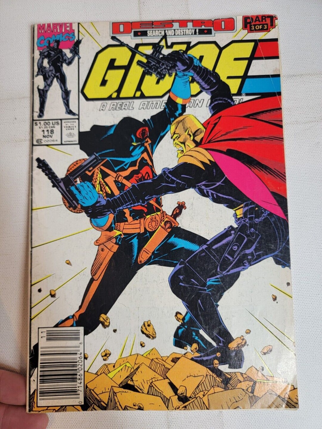 Comic Book Marvel Comics G.I. Joes GI Joe 118 Real American - Etsy