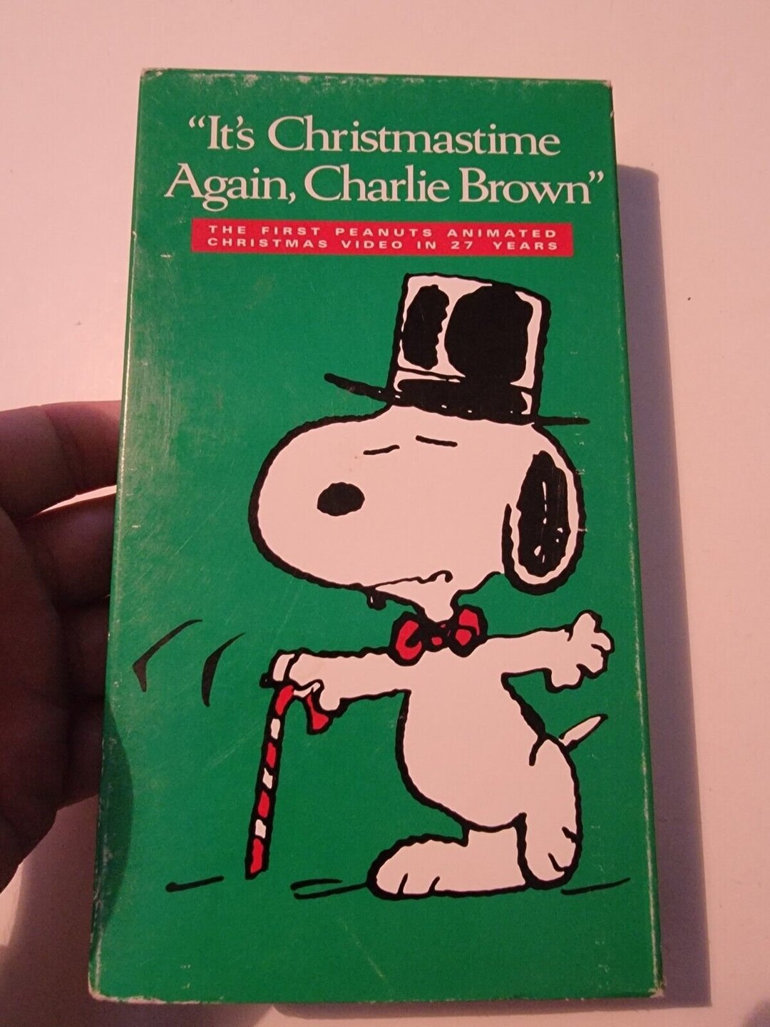 It's Christmas Time Again Charlie Brown VHS Tape Snoopy Peanuts Vintage ...