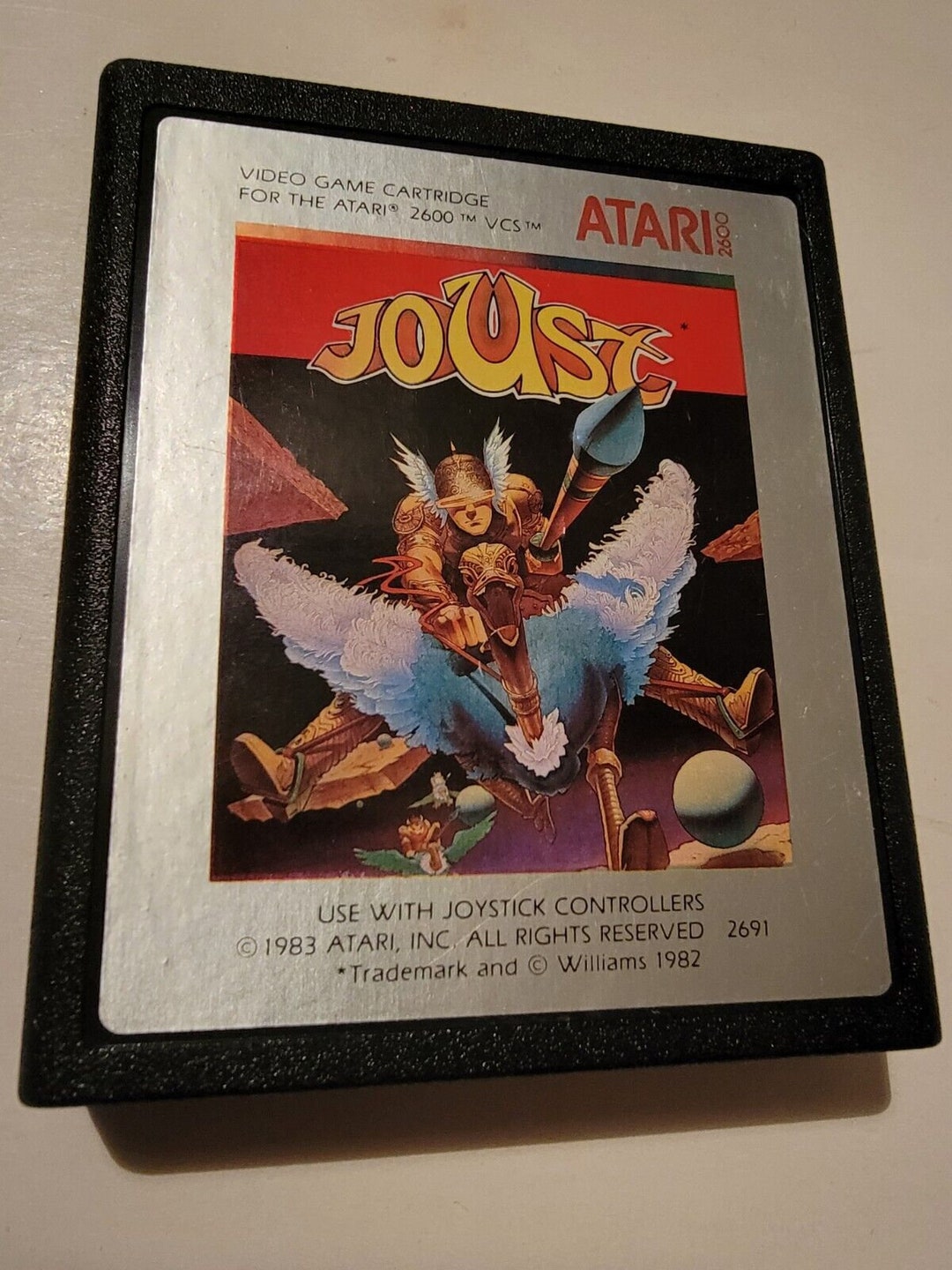 Joust atari 2600, 1983 by Atari cartridge Only Video Game Vintage - Etsy