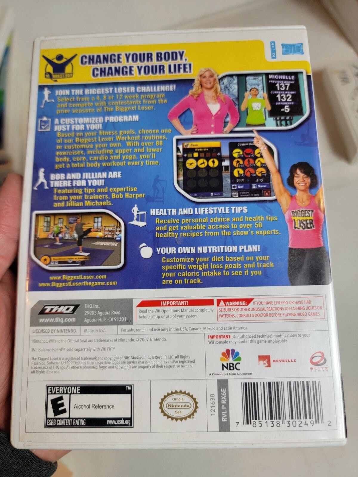 Biggest Loser For Wii Game
