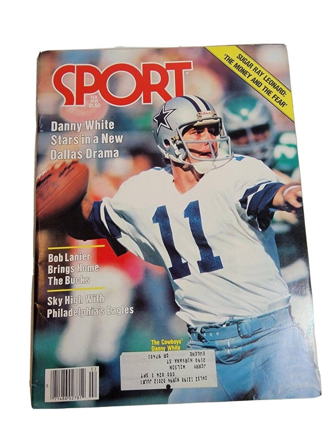 Vintage 1980s Sport Magazine 80s Dallas Cowboys Danny White Football ...