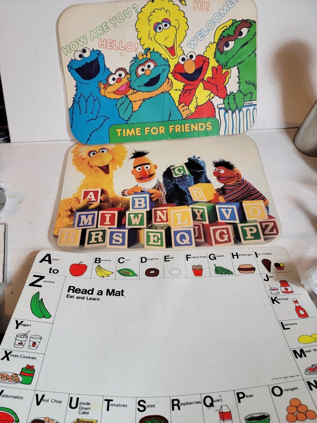 Lot of 3 Vintage 1990s Sesame Street and Reading Learning Spelling ...